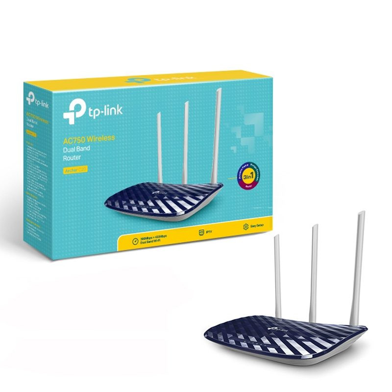 TP-LINK ARCHER C20 AC750 Wireless Dual Band Router » SoftCom