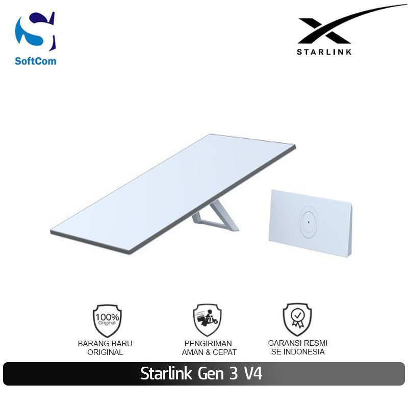 Starlink internet Kit Satellite Gen 3 V4 Flat » SoftCom
